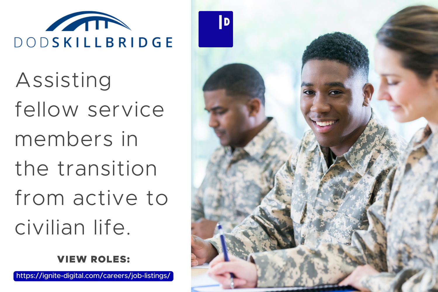 Ignite Digital Services Joins SkillBridge Program - Ignite Digital Services